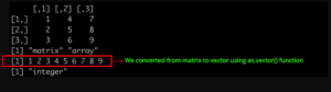 What is as.vector() Function in R