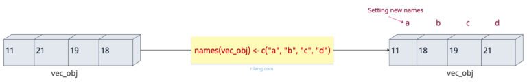 R names() Function