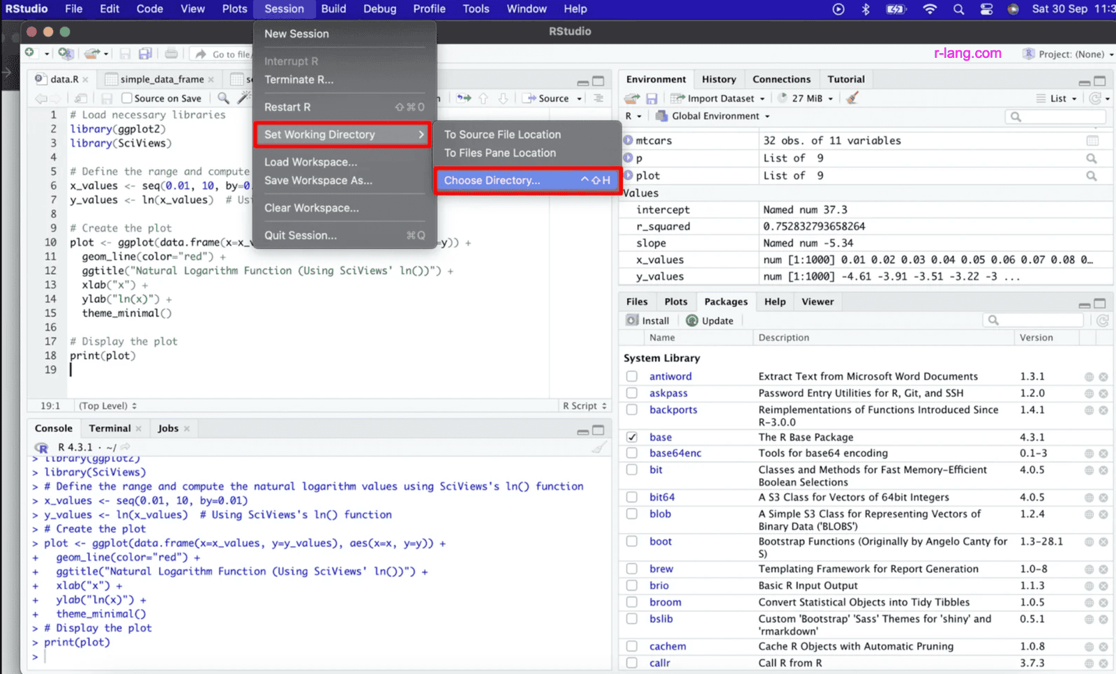 How to Set and Get Working Directory [setwd() and getwd()] in R